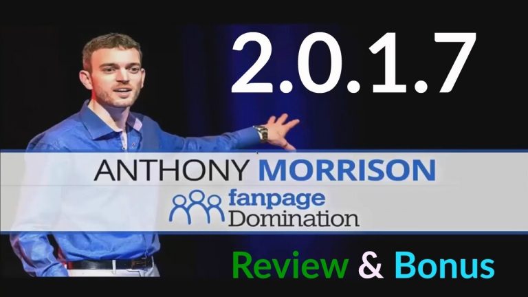 Anthony Morrison - Fan Page Domination 2017