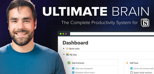 Thomas Frank - Ultimate Brain (Notion) - Knowledge Sharing